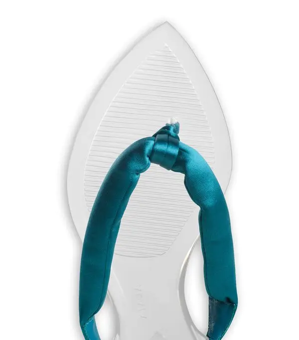 Alaïa Invisible Thong Flip Flops - Blue