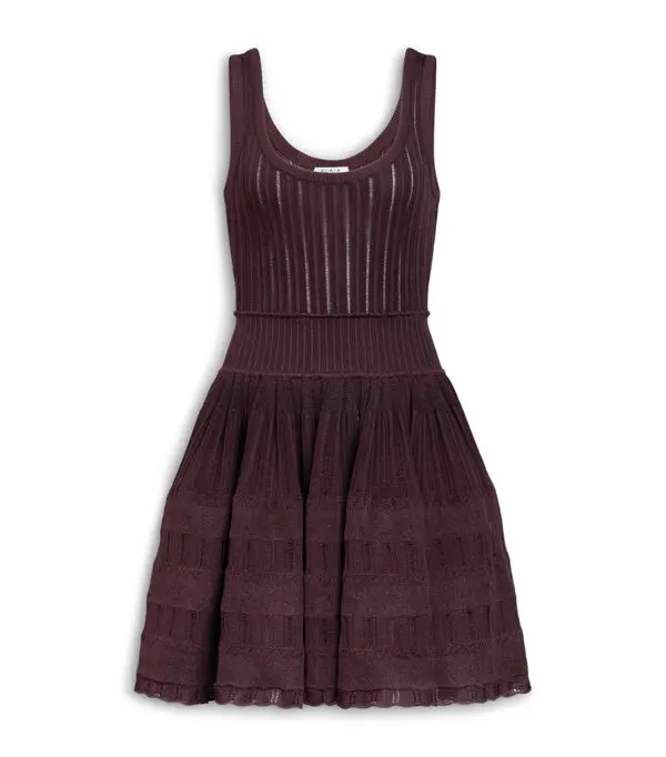 Alaïa Crinoline Mini Dress - Red