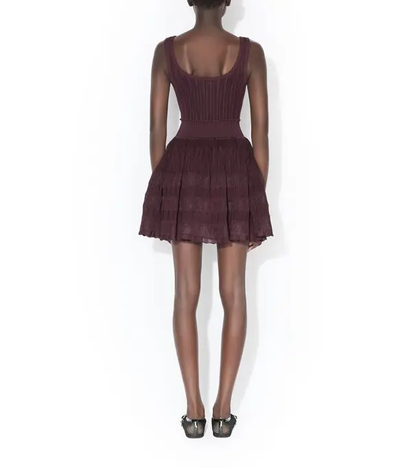 Alaïa Crinoline Mini Dress - Red