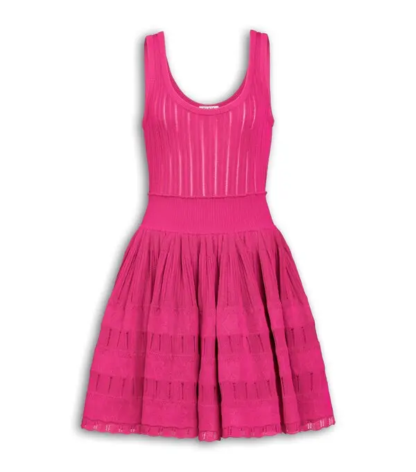 Alaïa Crinoline Mini Dress - Red