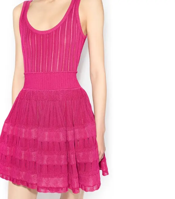 Alaïa Crinoline Mini Dress - Red