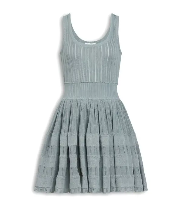 Alaïa Crinoline Mini Dress - Green