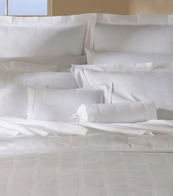 PRATESI Egyptian Cotton Impero Super King Duvet Cover - White