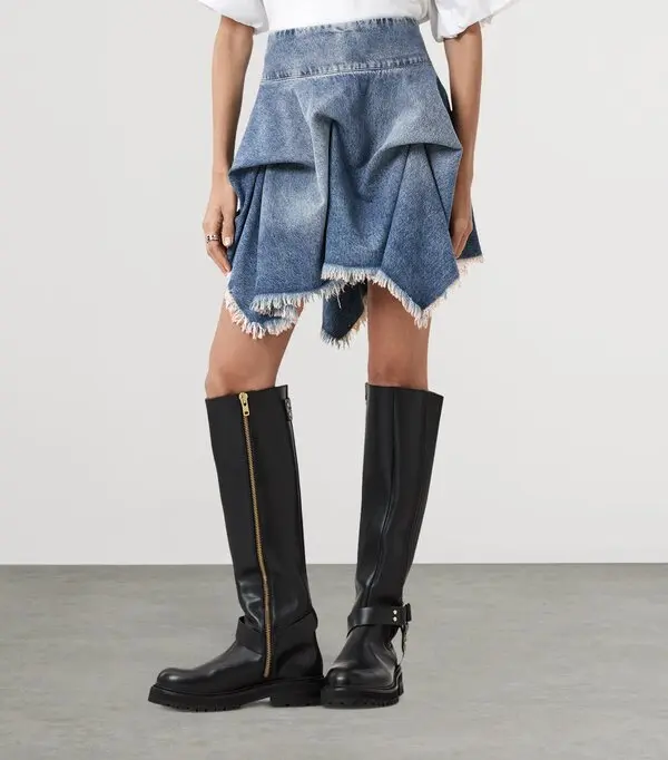 ALLSAINTS Crissy Denim Mini Skirt