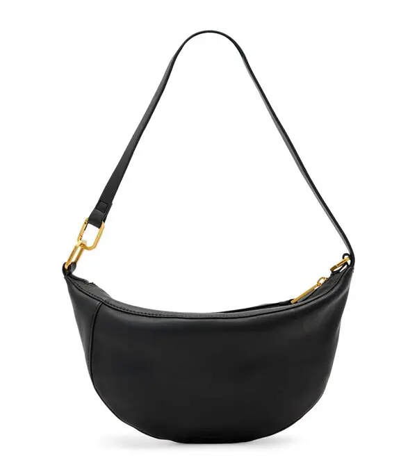 ALLSAINTS Micro Leather Luna Shoulder Bag - Black