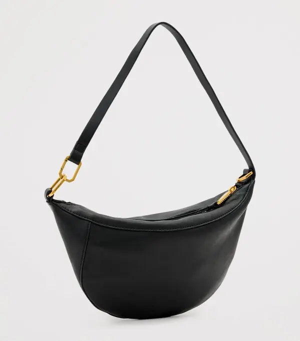 ALLSAINTS Micro Leather Luna Shoulder Bag - Black