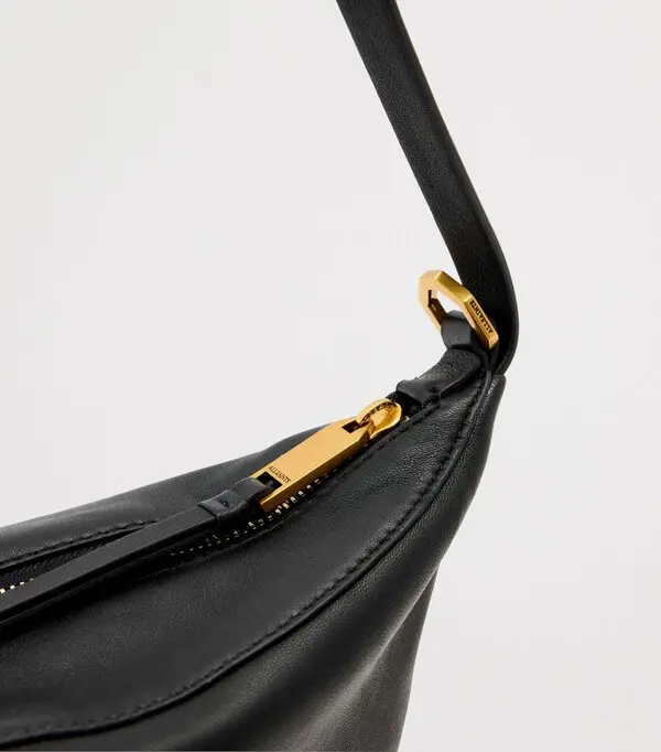 ALLSAINTS Micro Leather Luna Shoulder Bag - Black