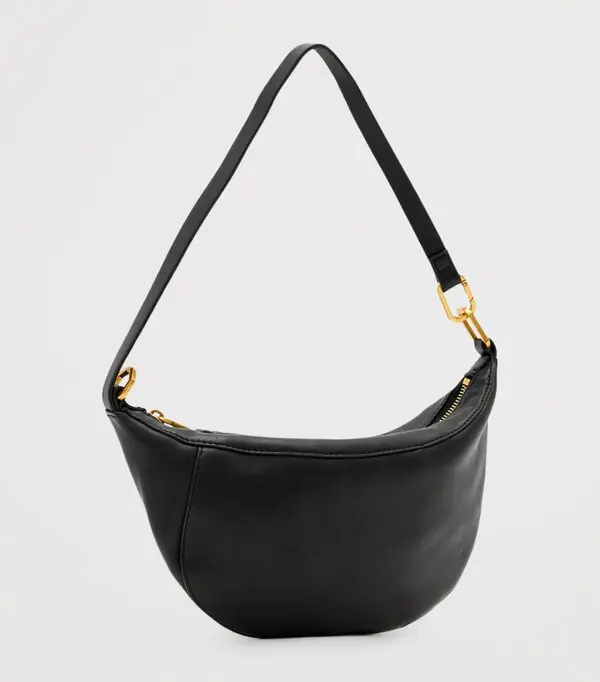 ALLSAINTS Micro Leather Luna Shoulder Bag - Black