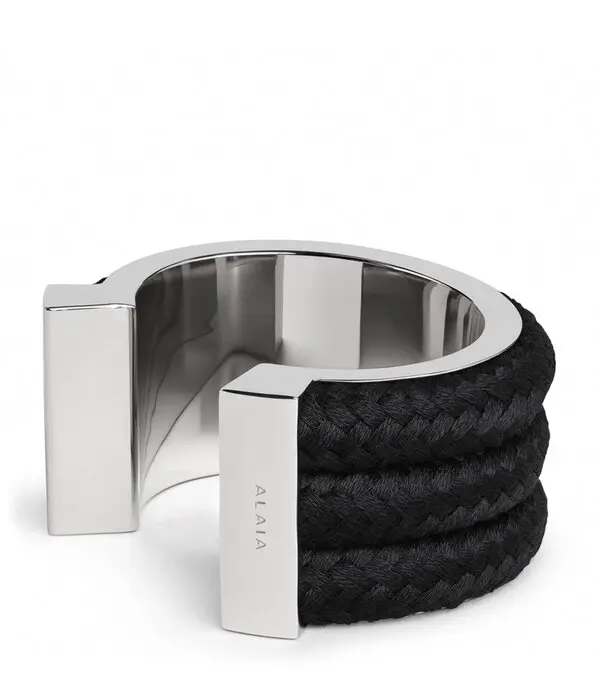 Alaïa Braided Cuff Bracelet - Purple