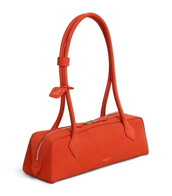Alaïa Medium Le Teckel Shoulder Bag - Beige