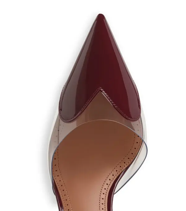 Alaïa Le Coeur Wedge Mules - Red