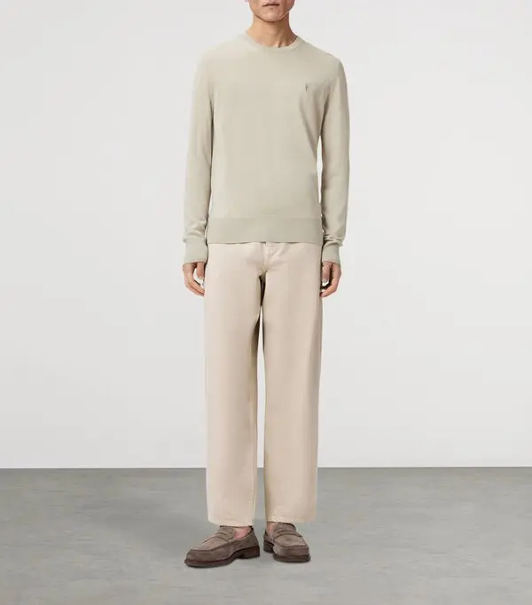 ALLSAINTS Mode Ramskull Merino Wool Sweater