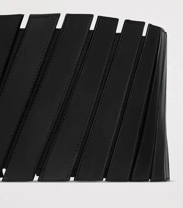 Alaïa Leather Corset Belt - Black