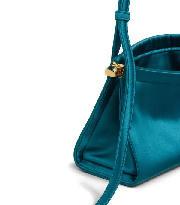 Alaïa Small Satin Le Click East West Shoulder Bag