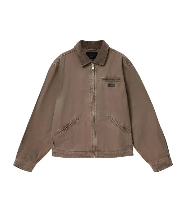 ALLSAINTS Organic Cotton Canvas Korey Jacket