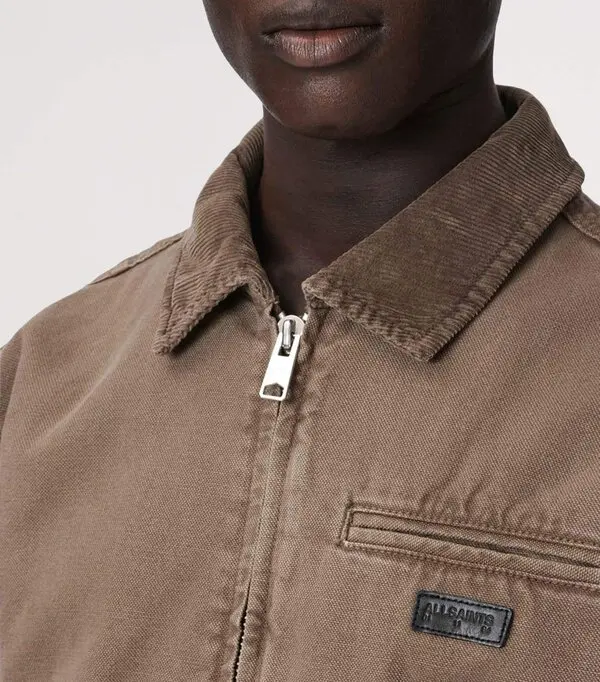 ALLSAINTS Organic Cotton Canvas Korey Jacket
