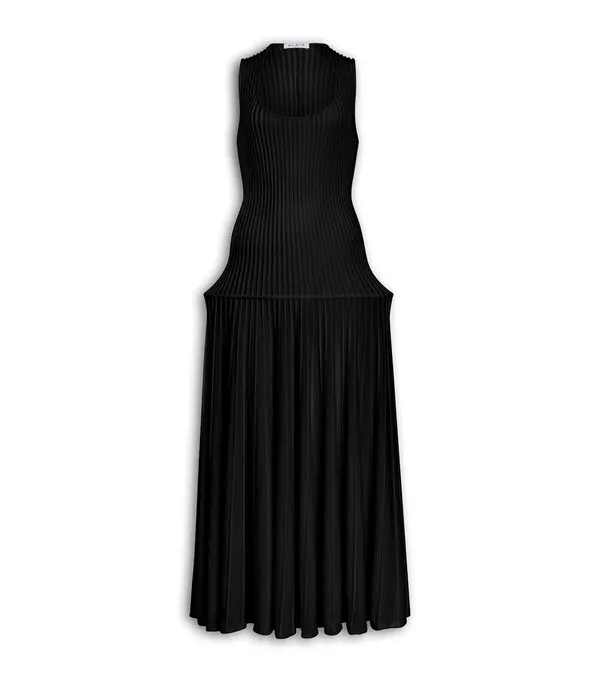 Alaïa Wool-blend Crinoline Midi Dress