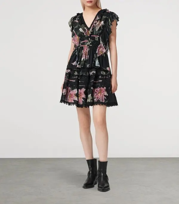 ALLSAINTS Floral Canto Top
