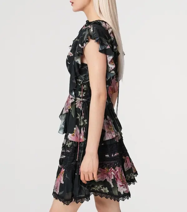 ALLSAINTS Floral Canto Top