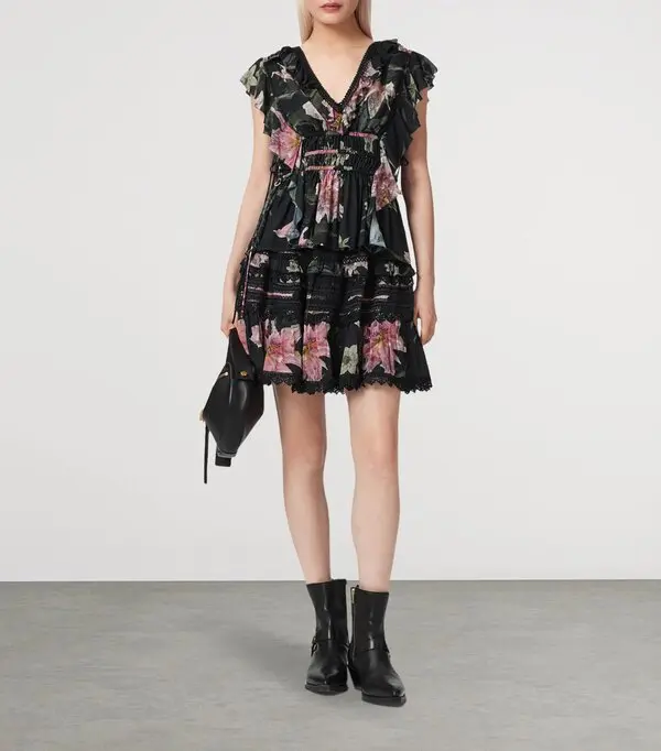 ALLSAINTS Floral Canto Top