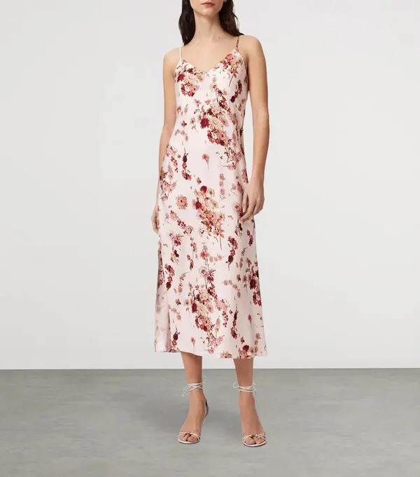 ALLSAINTS Silk-blend Melody Slip Dress