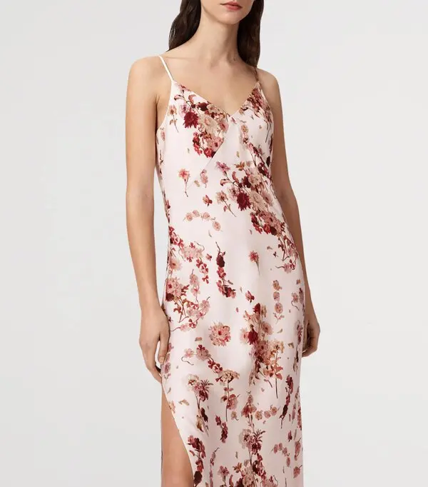 ALLSAINTS Silk-blend Melody Slip Dress