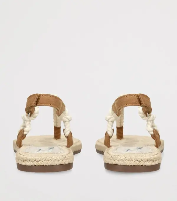 Manebí Rope Flat Sandals - Beige