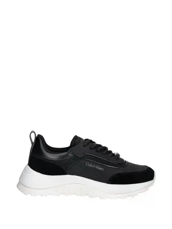 Calvin Klein Leather Sneakers - Black