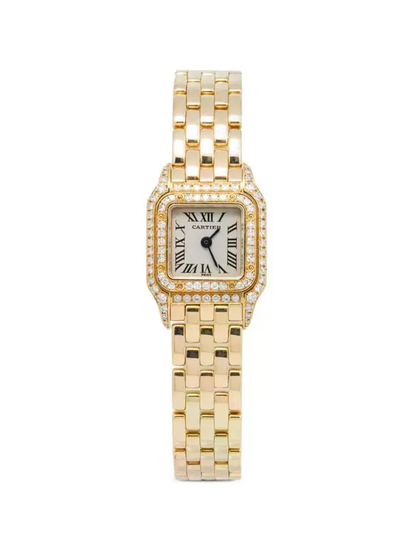 CARTIER Panthère Diamond 17mm Watch - White