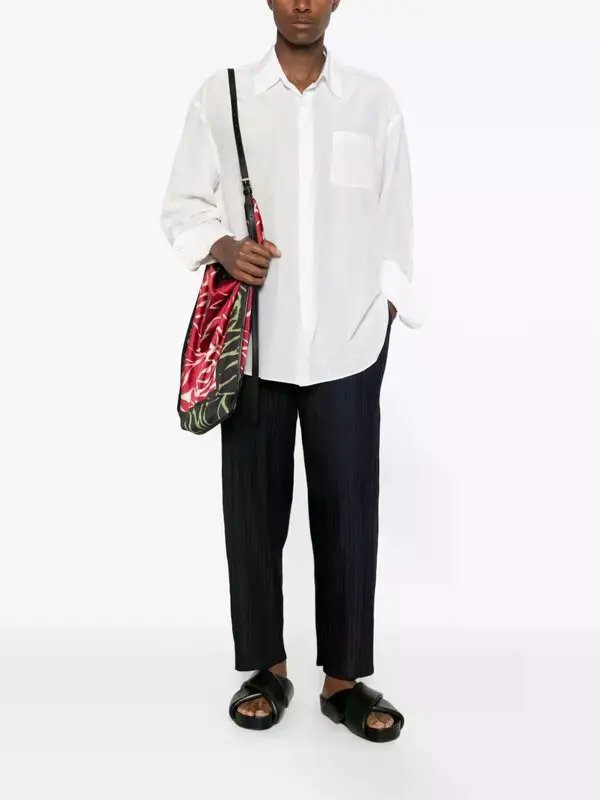 GONGDID DESIGN Pleated Tapered Trousers
