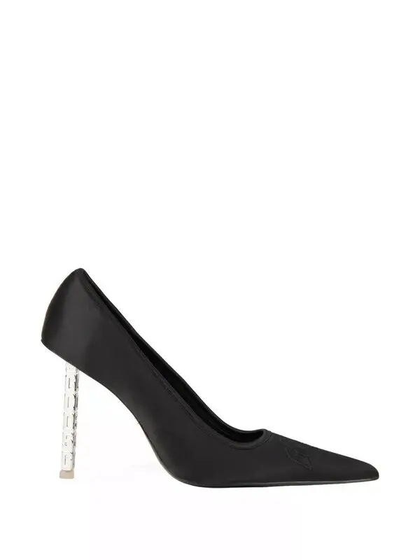 Gcds Logo-embroidered Pumps - Black