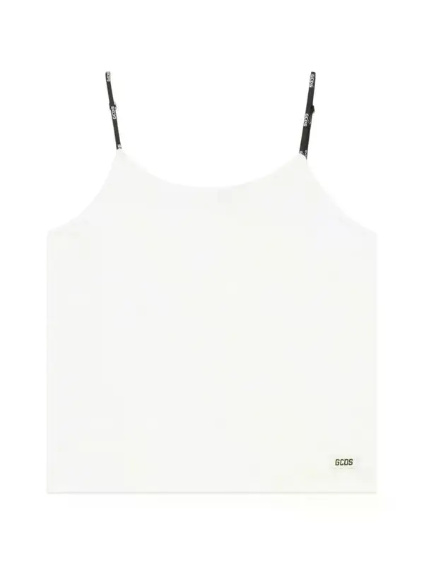 Gcds Logo-strap Tank Top - White