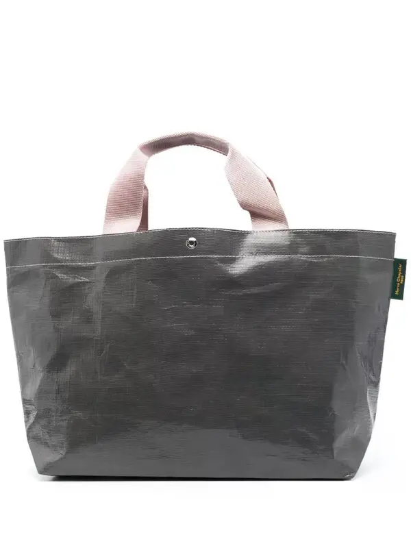 HERVÉ CHAPELIER Two-tone Tote Bag - Grey