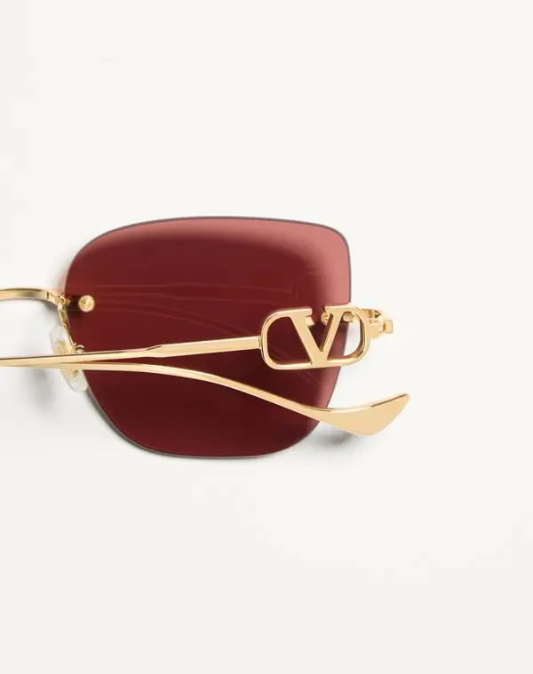 Valentino Garavani Geometric Metal Eyewear