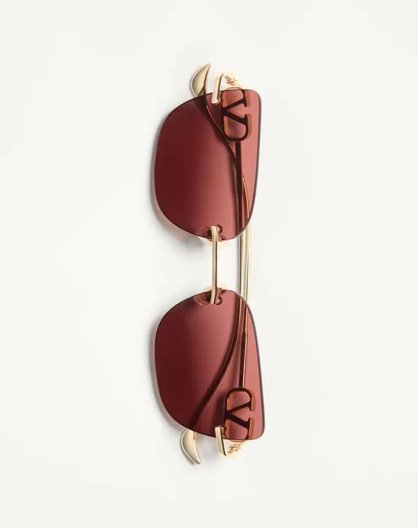 Valentino Garavani Geometric Metal Eyewear