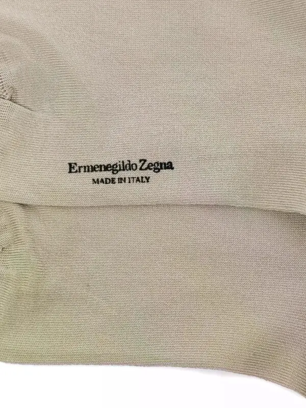 Zegna Logo Mid-calf Socks