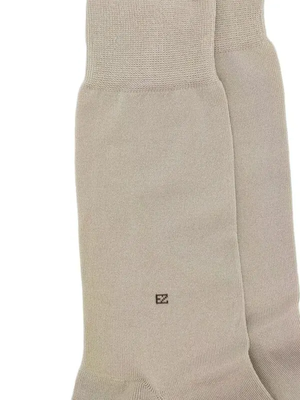Zegna Logo Mid-calf Socks