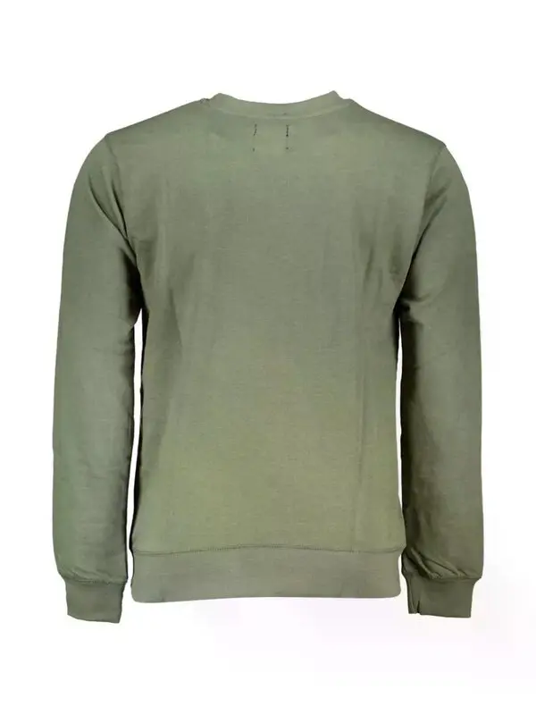 GIAN MARCO VENTURI VINTAGE Logo-patch Crew-neck Sweater