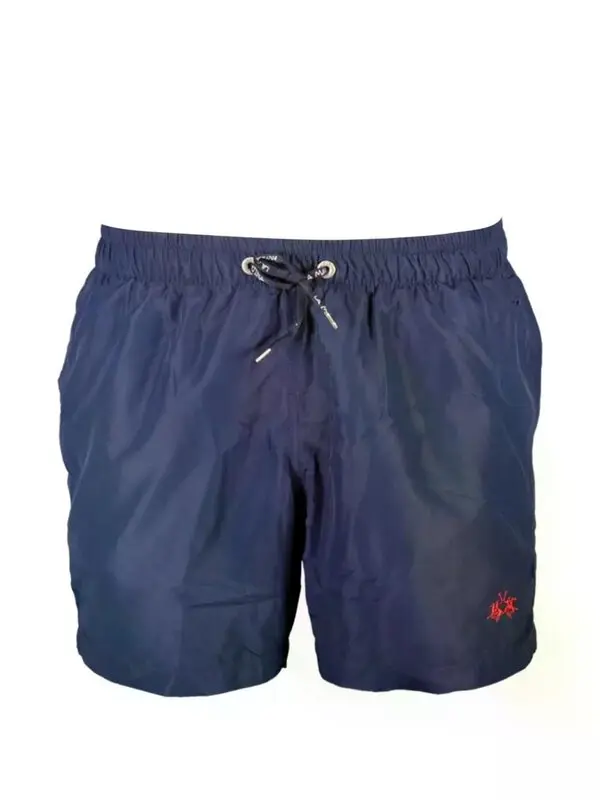 LA MARTINA Drawstring Swim Shorts - Blue