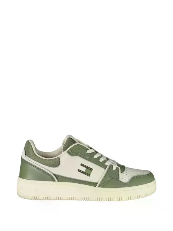 Tommy Hilfiger Panelled Perforated Sneakers - Green