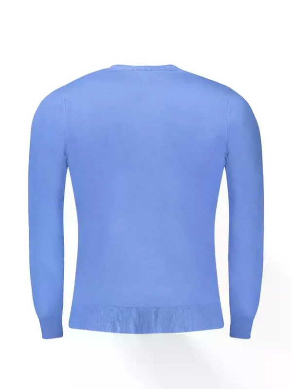 Roberto Cavalli Crew-neck Cotton Sweater - Blue