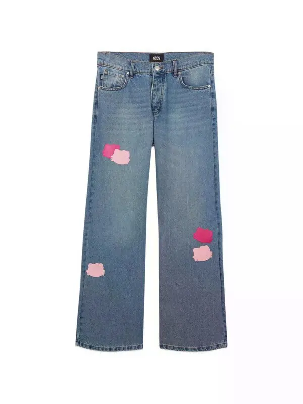 Gcds X Hello Kitty Denim Trousers - Blue