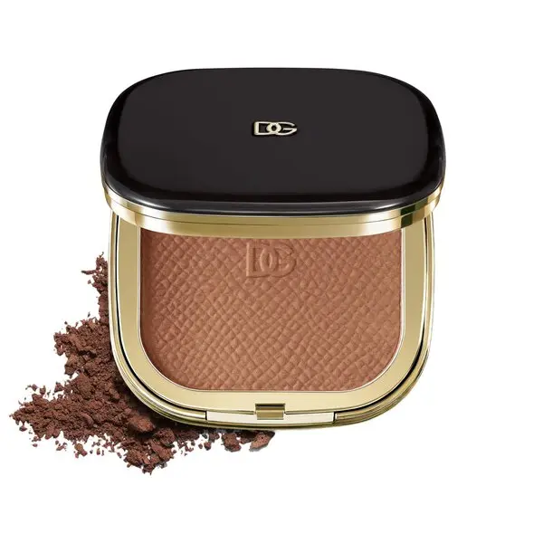 Dolce & Gabbana Face & Eyes Match Long-lasting Natural Powder Bronzer With Italian Grape - 03 Medium