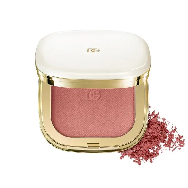 Dolce & Gabbana Cheeks & Eyes Match Long-lasting Powder Blush With Italian Raspberry - 01 Blissful Mauve