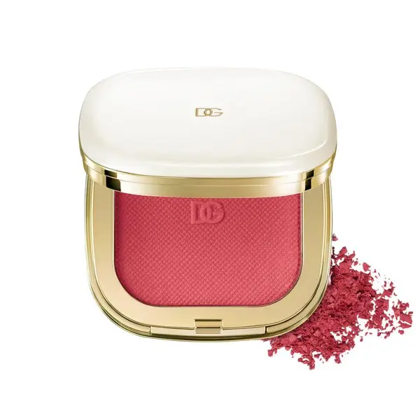 Dolce & Gabbana Cheeks & Eyes Match Long-lasting Powder Blush With Italian Raspberry - 05 Wonderful Strawberry