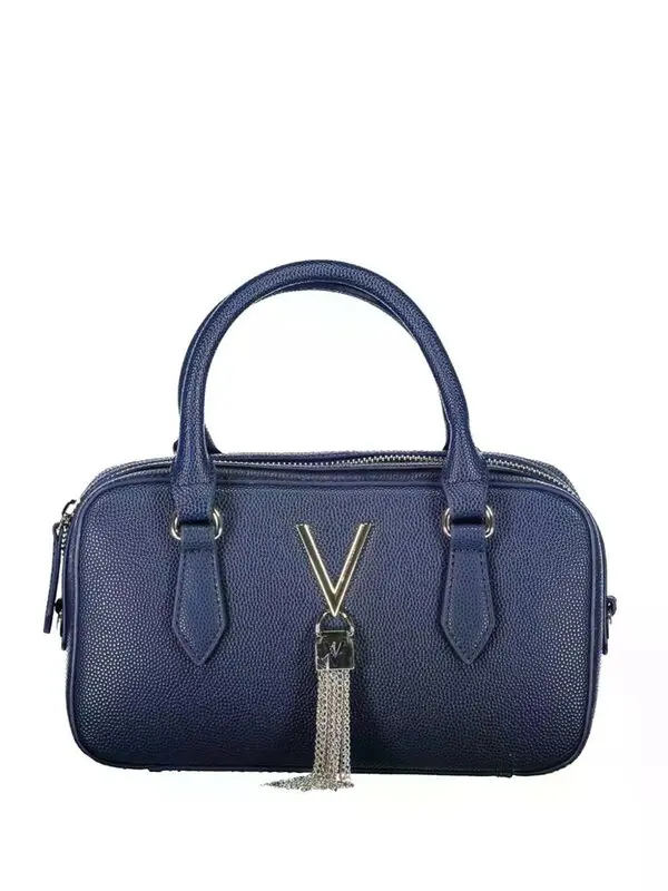 MARIO VALENTINO Vlock Pebbled Tote Bag - Blue