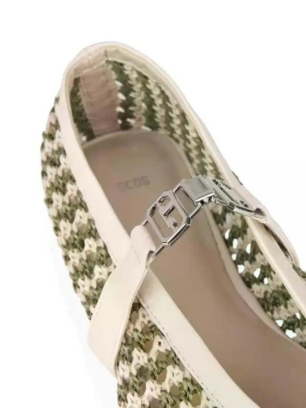 Gcds Woven Ballet Flats - Neutrals