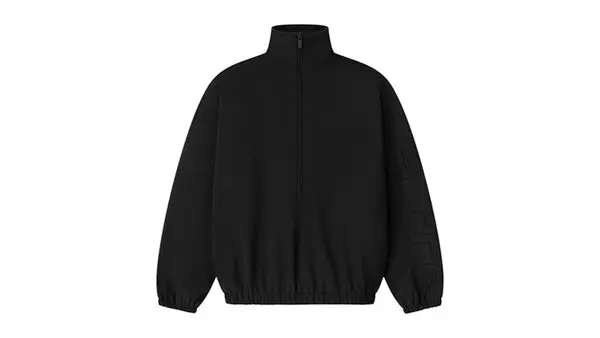 Fear Of God Essentials Active Trace Half Zip Track Jacket - Vintage Black