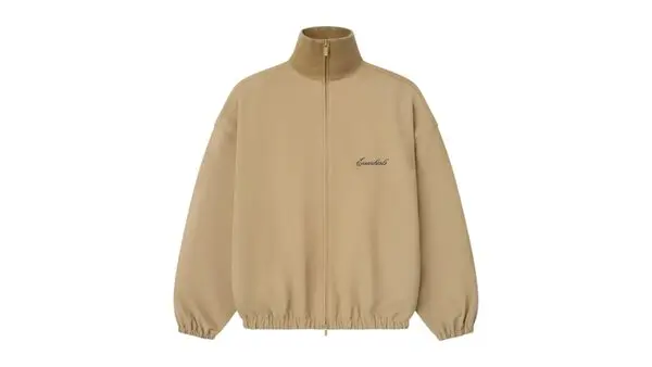 Fear Of God Essentials Signature Track Jacket - Dune