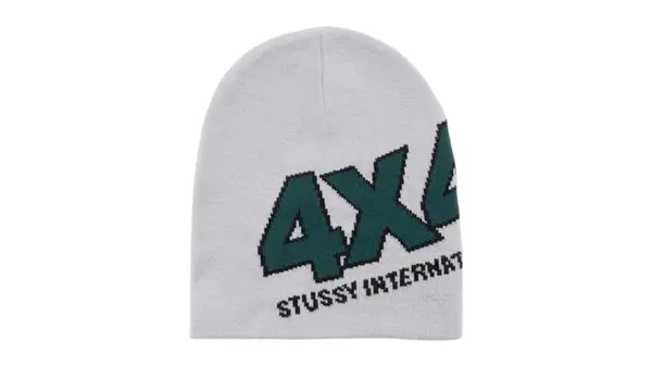 StÜssy 4x4 Skullcap Beanie - Grey